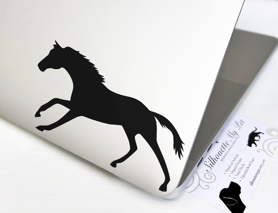 Thoroughbred Horse Vinyl Decal - Bumper Sticker - Silhouettemypet ...
