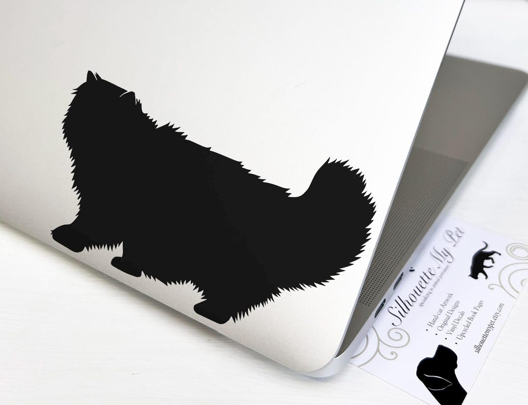 Persian Cat Vinyl Decal - Bumper Sticker - Silhouettemypet Design:cat ...