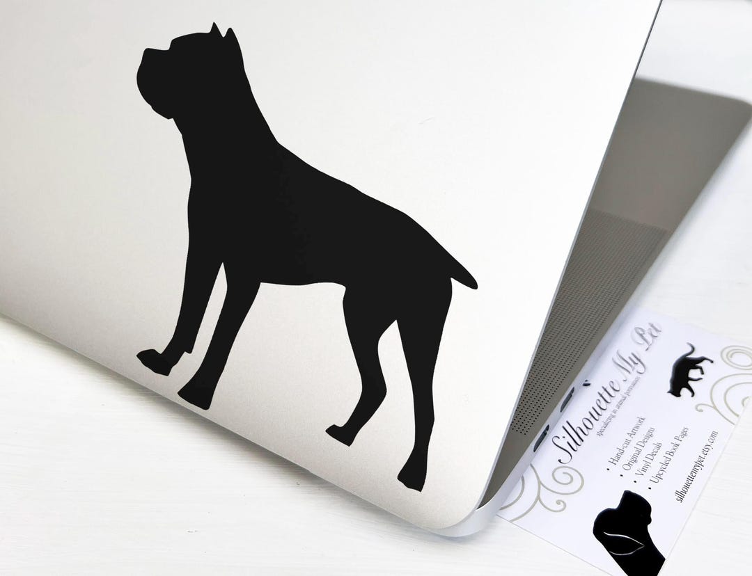 Cane Corso Dog Vinyl Decal - Bumper Sticker - Silhouettemypet Design ...