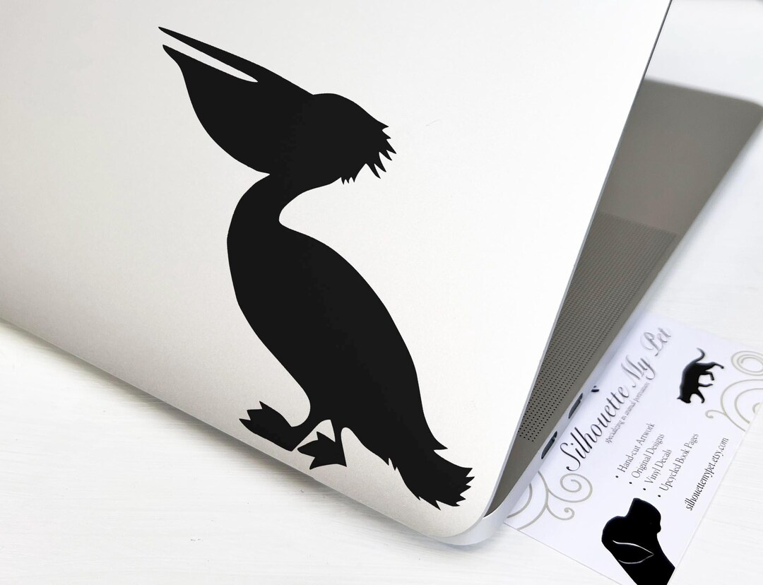 Pelican Vinyl Decal - Bird Bumper Sticker - Silhouettemypet Design:bir ...