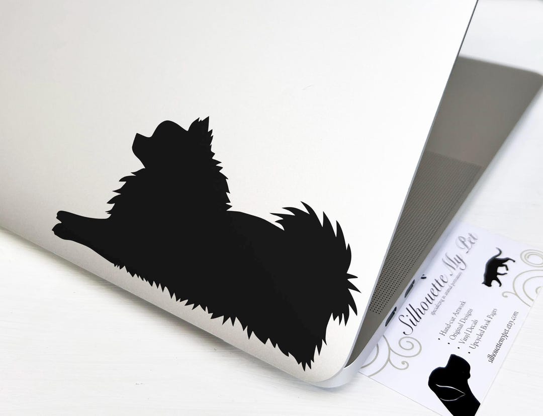 Pomeranian Dog Vinyl Decal - Bumper Sticker - Silhouettemypet Design ...