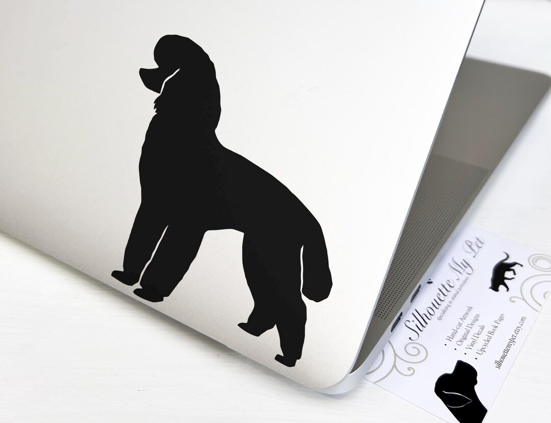Poodle Toy Poodle or Miniature Poodle Dog Vinyl Decal - Bumper Sticker ...