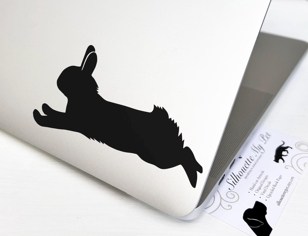 Rabbit Vinyl Decal - Bumper Sticker - Silhouettemypet Design:oa-rab07 ...