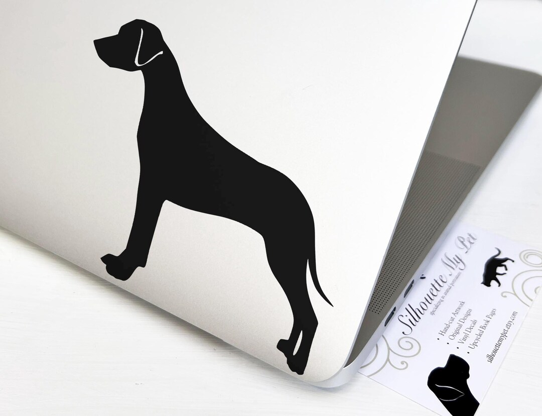 Rhodesian Ridgeback Dog Vinyl Decal - Bumper Sticker - Silhouettemypet ...