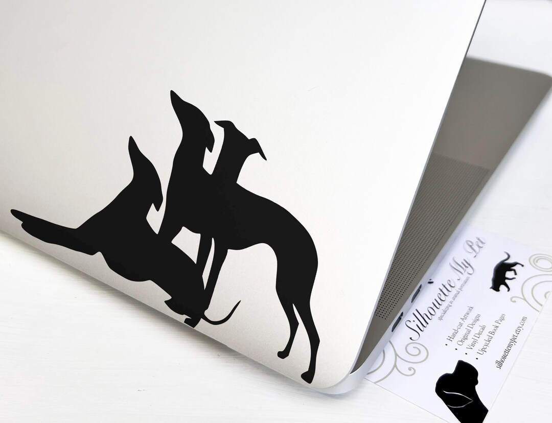 Italian Greyhound Dog Vinyl Decal - Bumper Sticker - Silhouettemypet ...