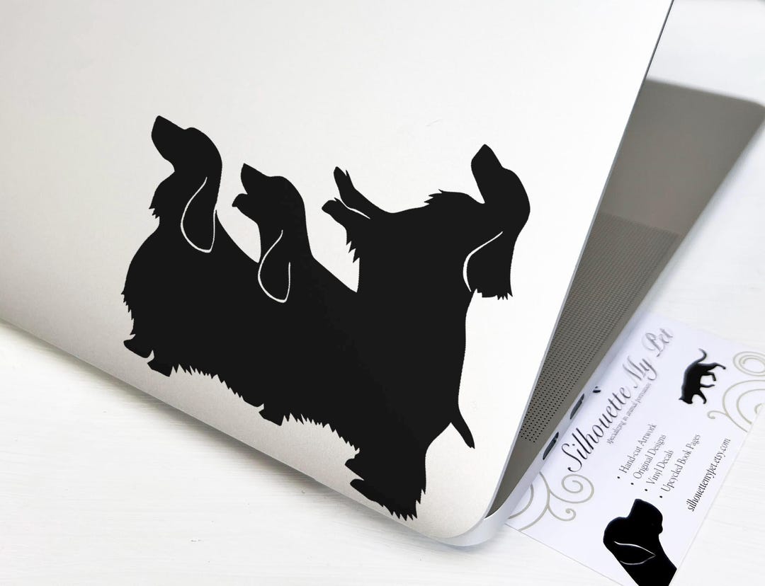 English Cocker Spaniels Dog Vinyl Decal - Bumper Sticker ...