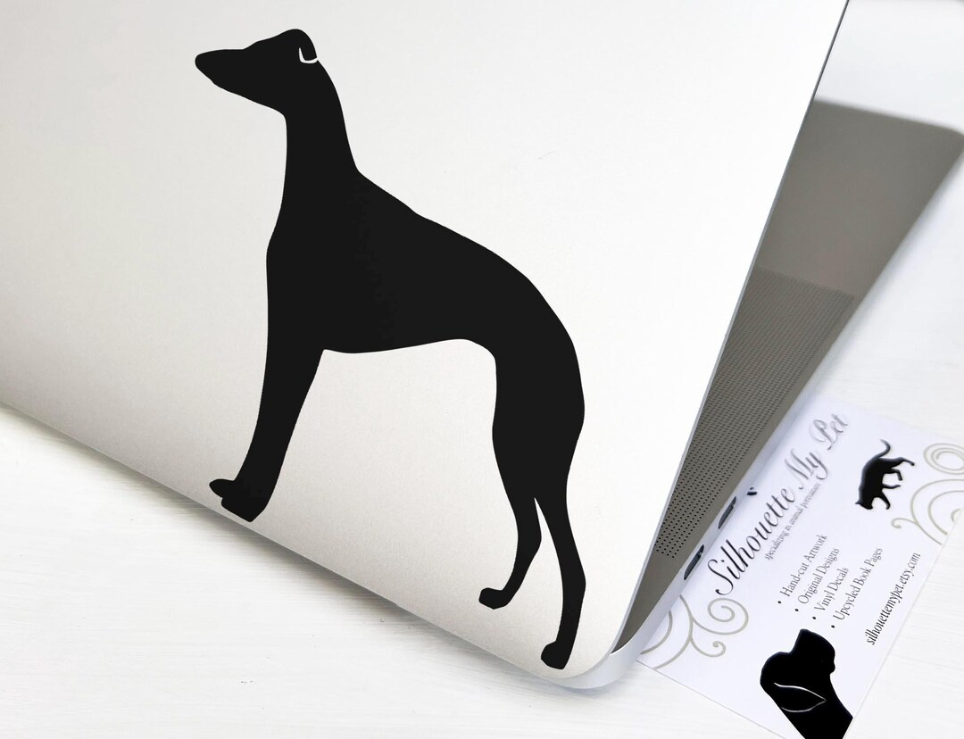 Whippet Dog Vinyl Decal - Bumper Sticker - Silhouettemypet Design:dog ...