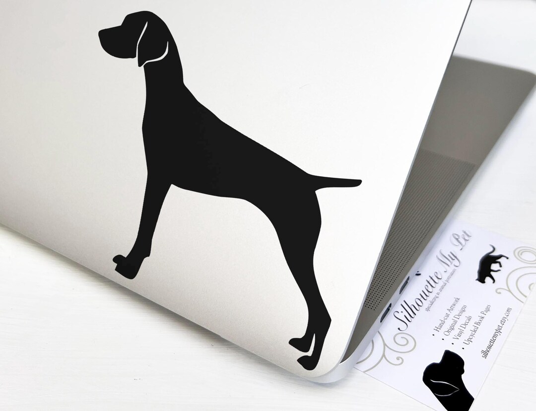 Vizsla Dog Vinyl Decal - Bumper Sticker - Silhouettemypet Design:dog ...