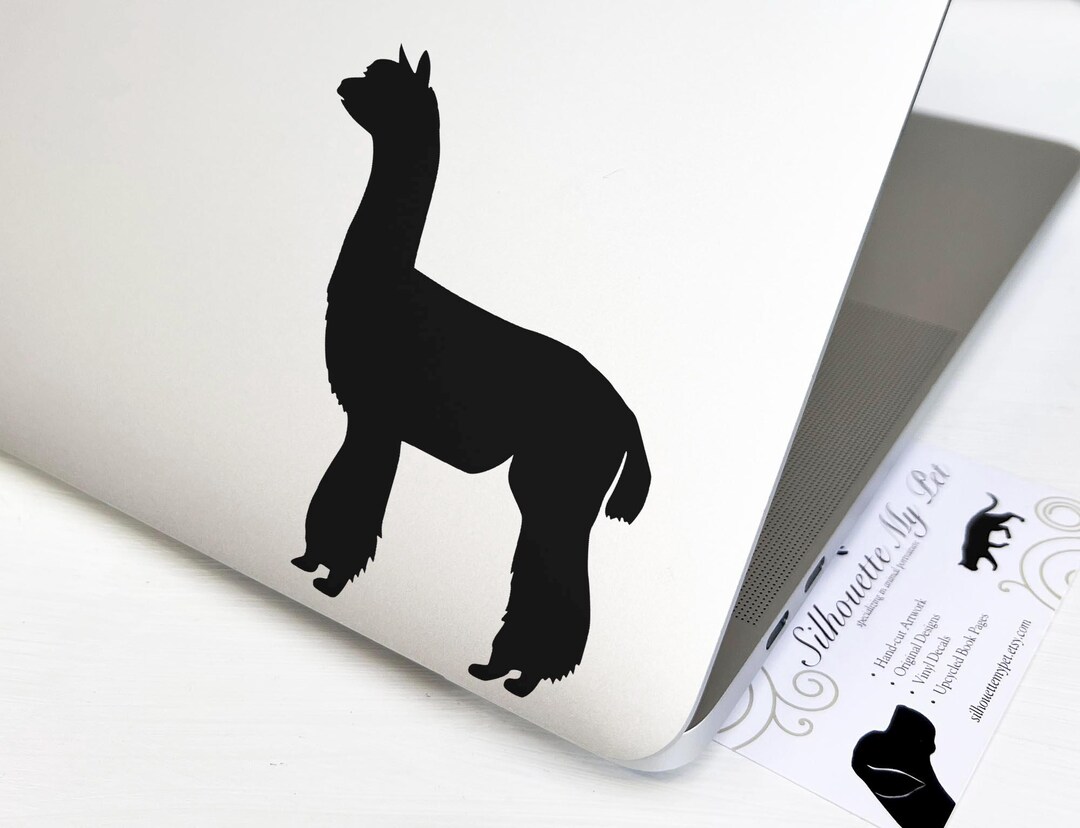 Alpaca Decal Vinyl Decal - Bumper Sticker - Silhouettemypet Design:oa ...