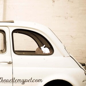 Rabbit Vinyl Decal - Bumper Sticker - Silhouettemypet Design:oa-rab01 ...