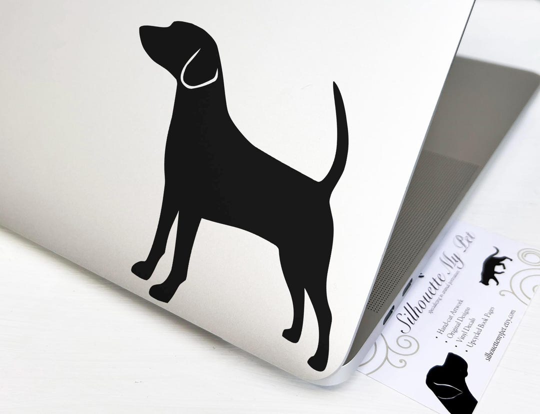 Harrier Dog Vinyl Decal - Bumper Sticker - Silhouettemypet Design:dog ...
