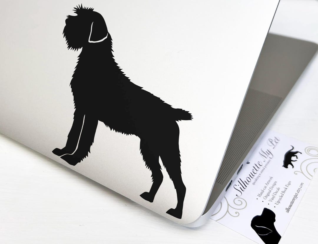 Wirehaired Pointing Griffon Dog Vinyl Decal - Bumper Sticker ...
