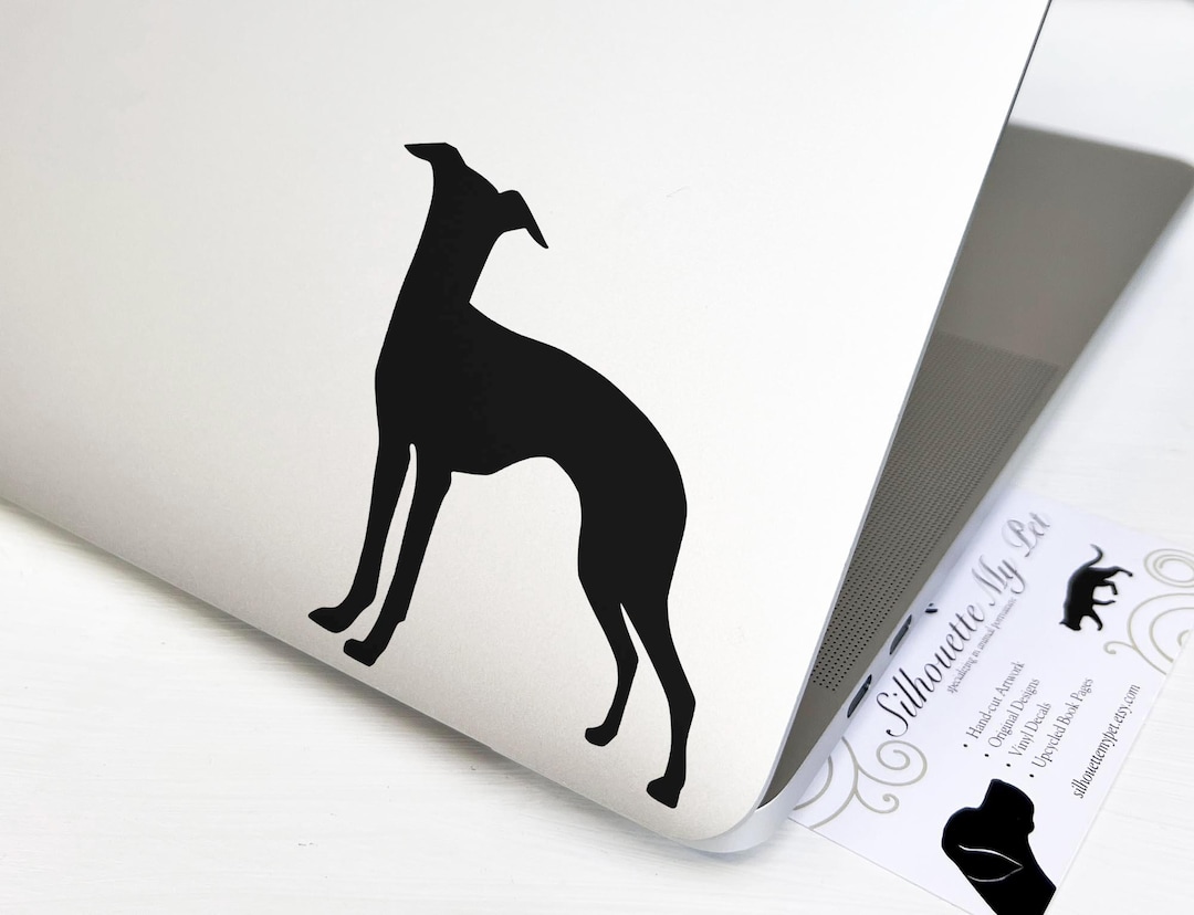 Italian Greyhound Dog Vinyl Decal - Bumper Sticker - Silhouettemypet ...