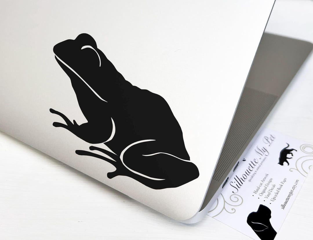 Toad Vinyl Decal - Bumper Sticker - Silhouettemypet Design:amp-toa01 - Etsy