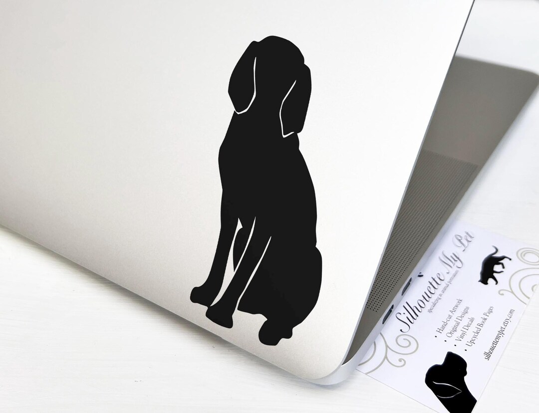 Coonhound Dog Vinyl Decal - Bumper Sticker - Silhouettemypet Design:dog ...