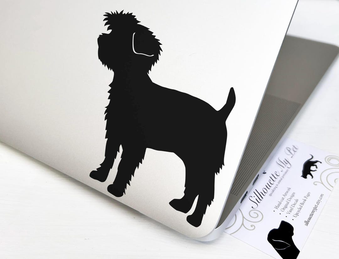 Yorkipoo Dog Vinyl Decal - Bumper Sticker - Silhouettemypet Design:dog ...
