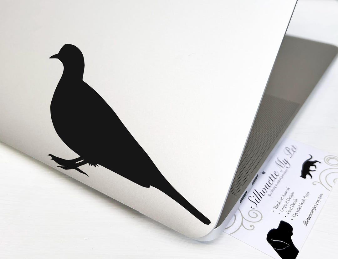 Dove Vinyl Decal - Bird Bumper Sticker - Silhouettemypet Design:bir ...