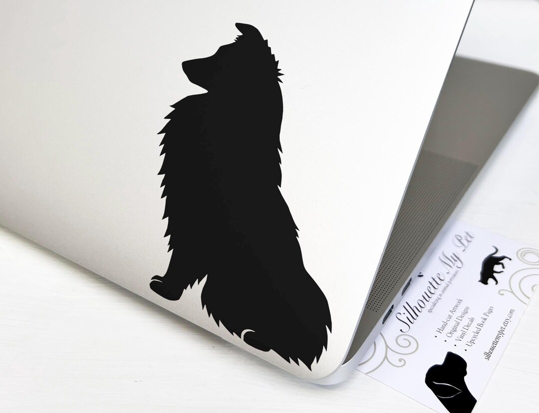 Shetland Sheepdog Dog Vinyl Decal - Bumper Sticker - Silhouettemypet ...