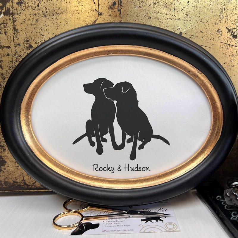 Lab Silhouette - Etsy