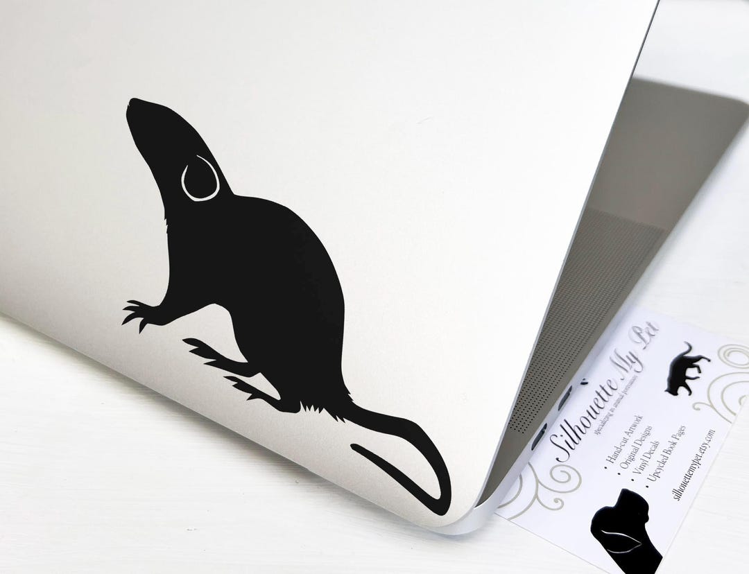 Dumbo Rat Vinyl Decal - Bumper Sticker - Silhouettemypet Design:oa ...