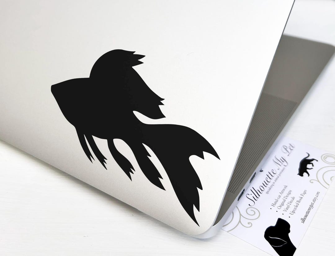 Goldfish Vinyl Decal - Bumper Sticker - Silhouettemypet Design:aq-gdf01 ...