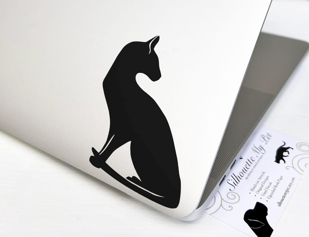 Siamese Cat Vinyl Decal - Bumper Sticker - Silhouettemypet Design:cat ...