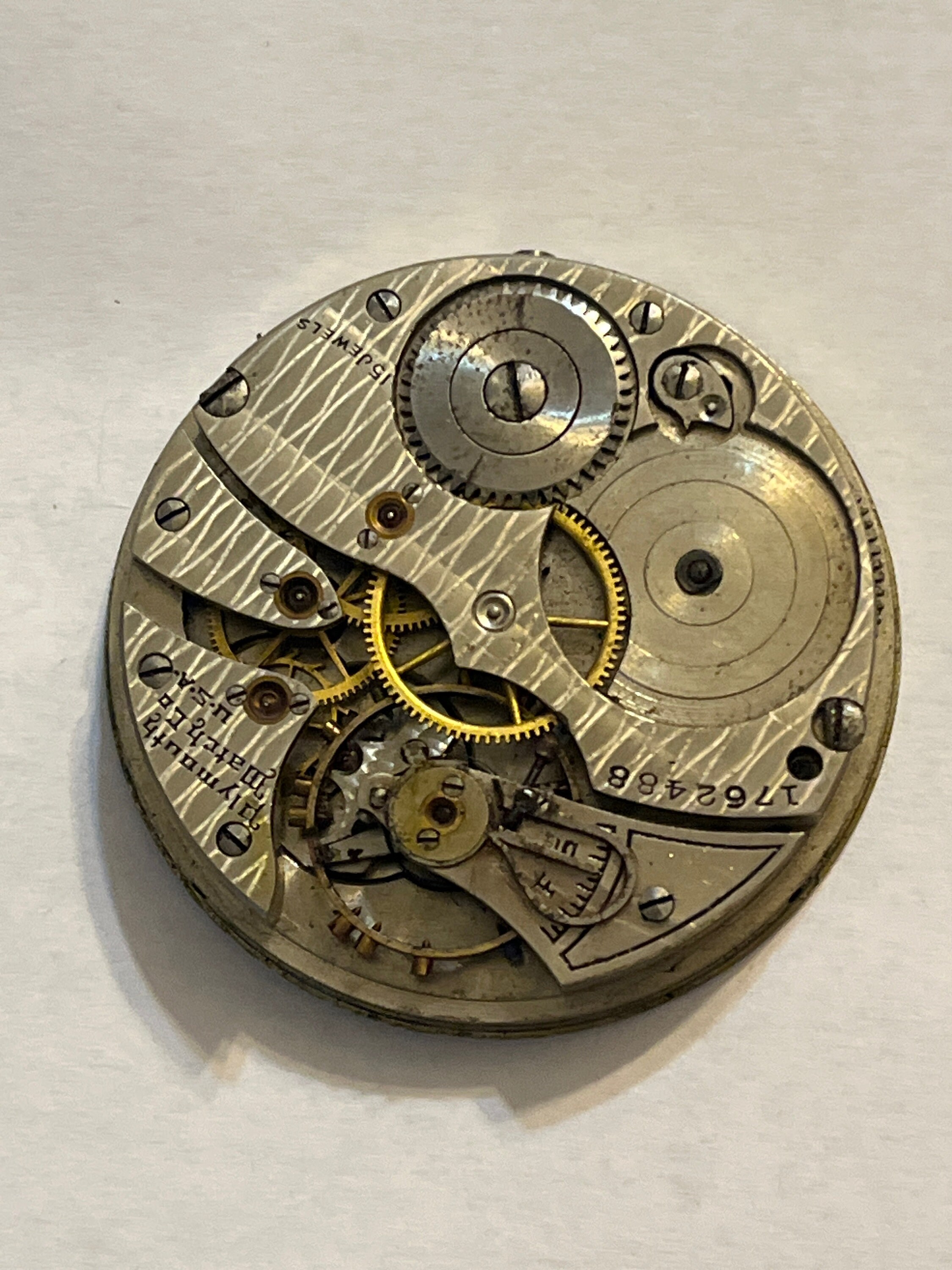 Antique 40mm Pocket Watch Movement - Etsy
