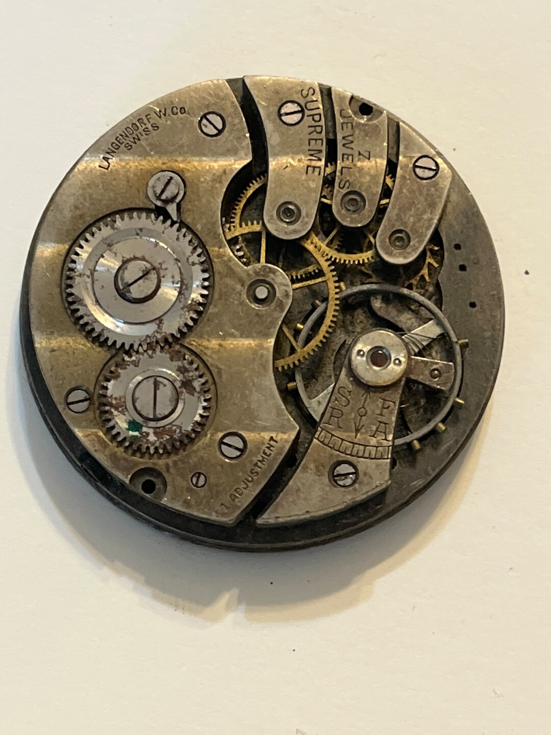 Antique 45mm Jeweled Pocket Watch Movement - Etsy
