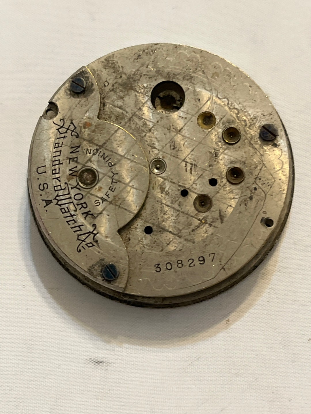 Antique 45mm Jeweled Pocket Watch Movement - Etsy