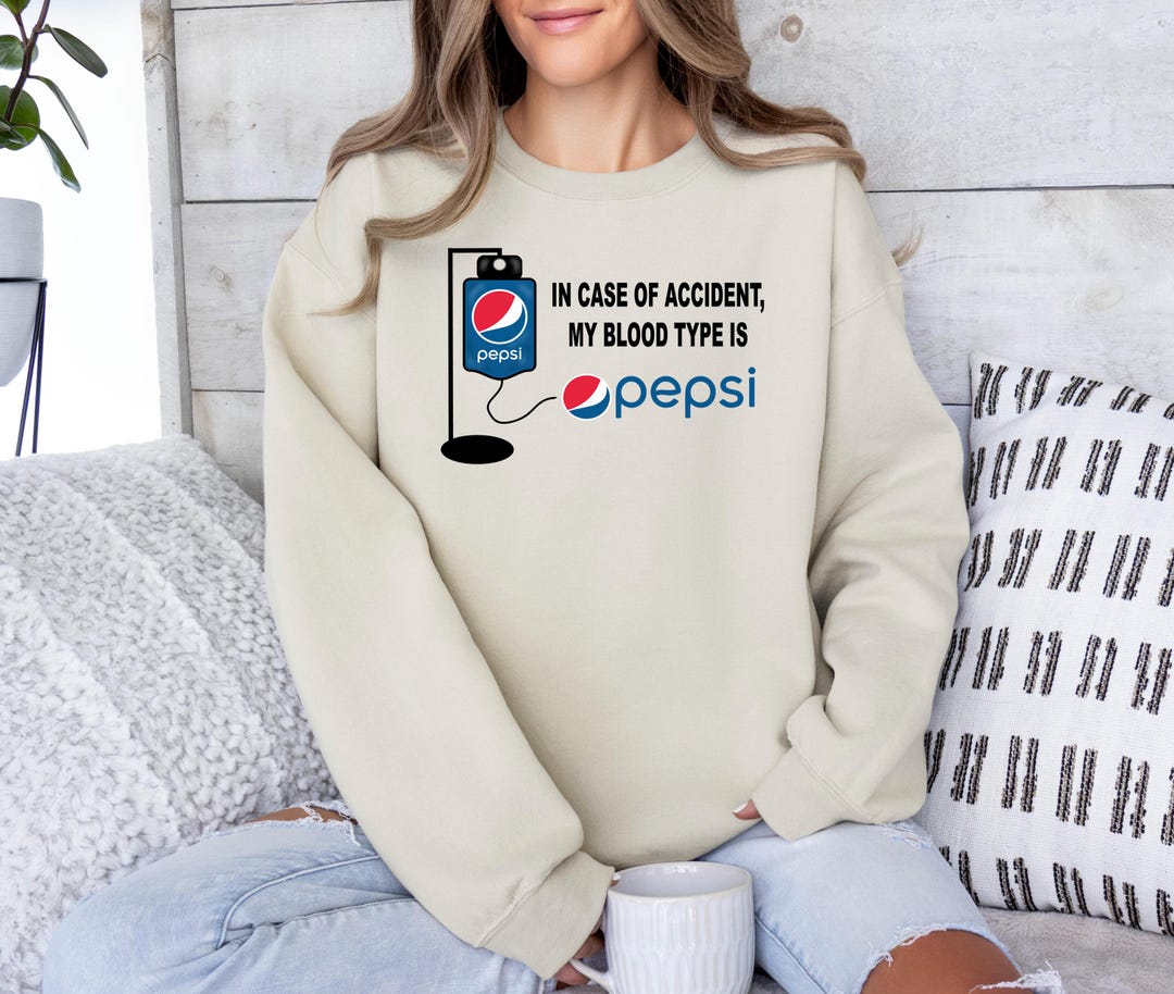 Pepsi Sweatshirt, Pepsi Logo Hoodie, Pepsi Coke Sweatshirt, Pepsi Drink ...