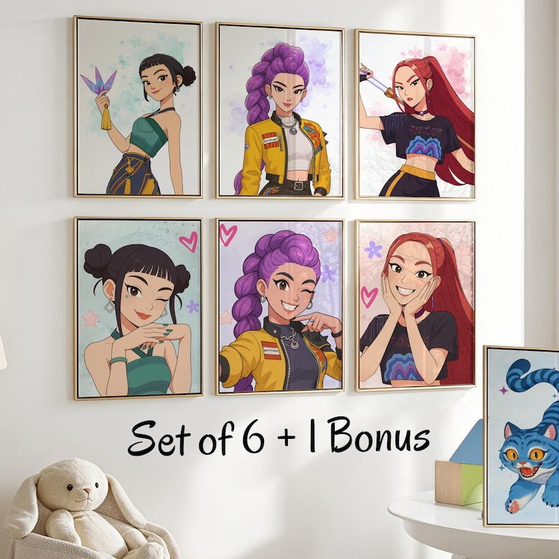 Anime Girl Poster 2 - Etsy