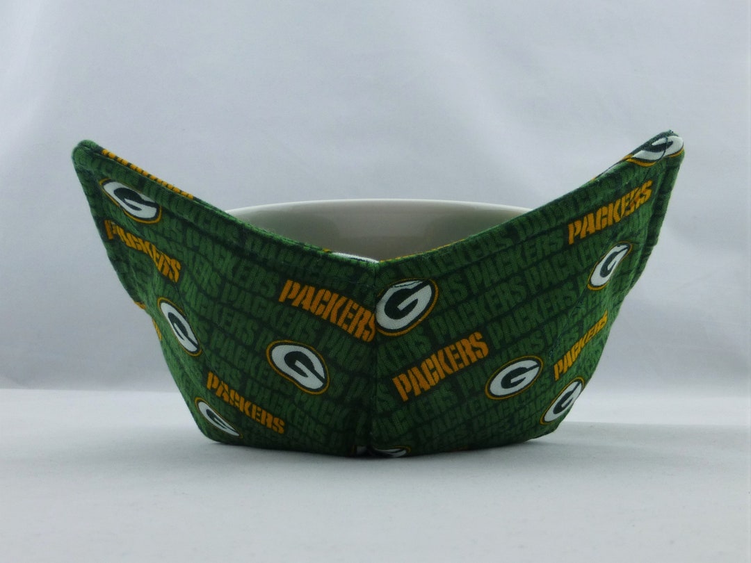 Green Bay Packers Fabric Bowl Cozy, Microwave Pot Holder (set of 2) - Etsy