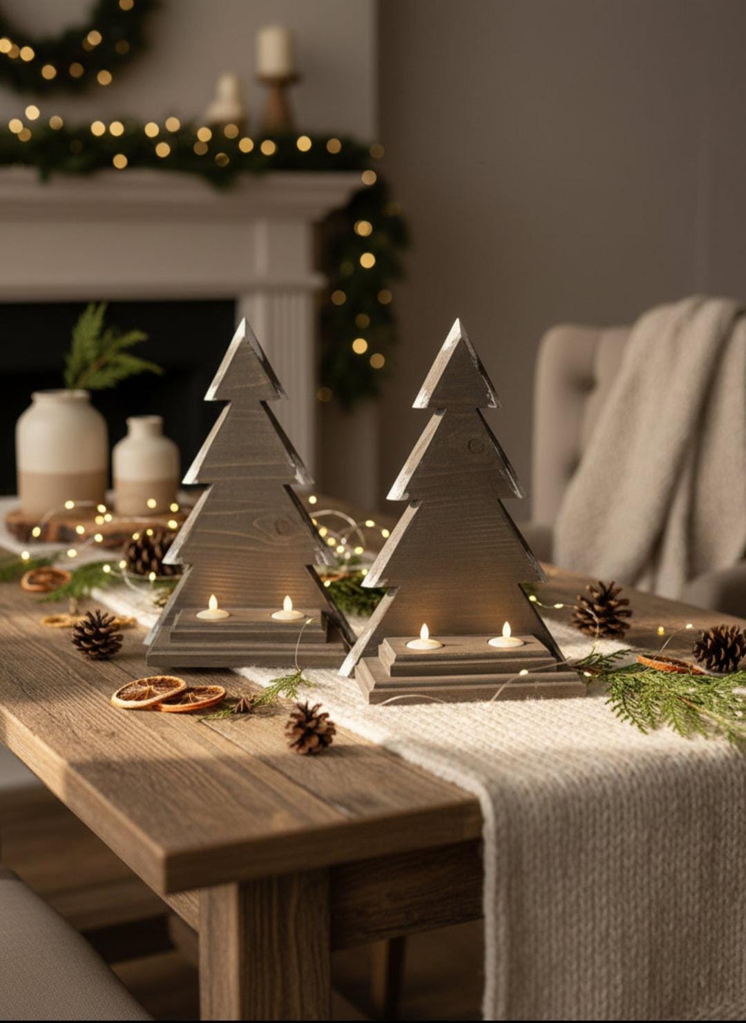 Tea Light Christmas Tree - Etsy