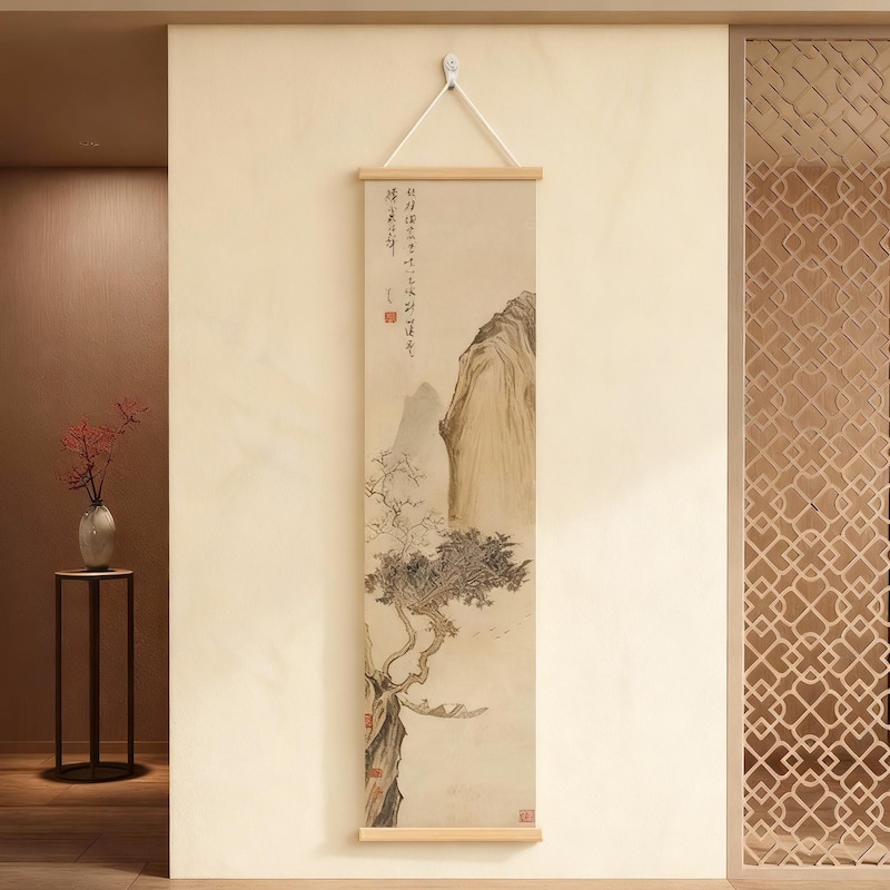 Japandi Wall Scroll - Etsy UK