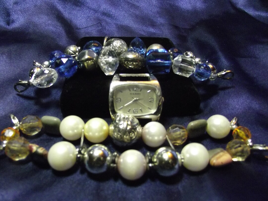 Narmi Woman's Watch With 2 Bands **blue & Multi ** B120-B134 - Etsy