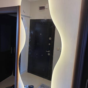 Asymmetric LED Mirror, Custom Size - Etsy