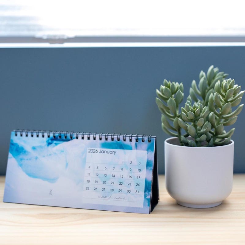 Personalized Desk Calendar 2026 - Etsy