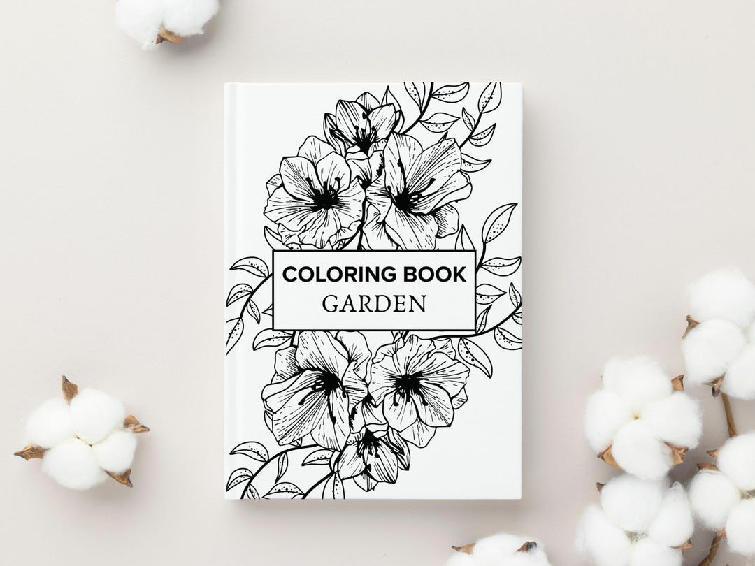 Botanical Coloring Book | 70 Printable Floral Pages (digital Download ...