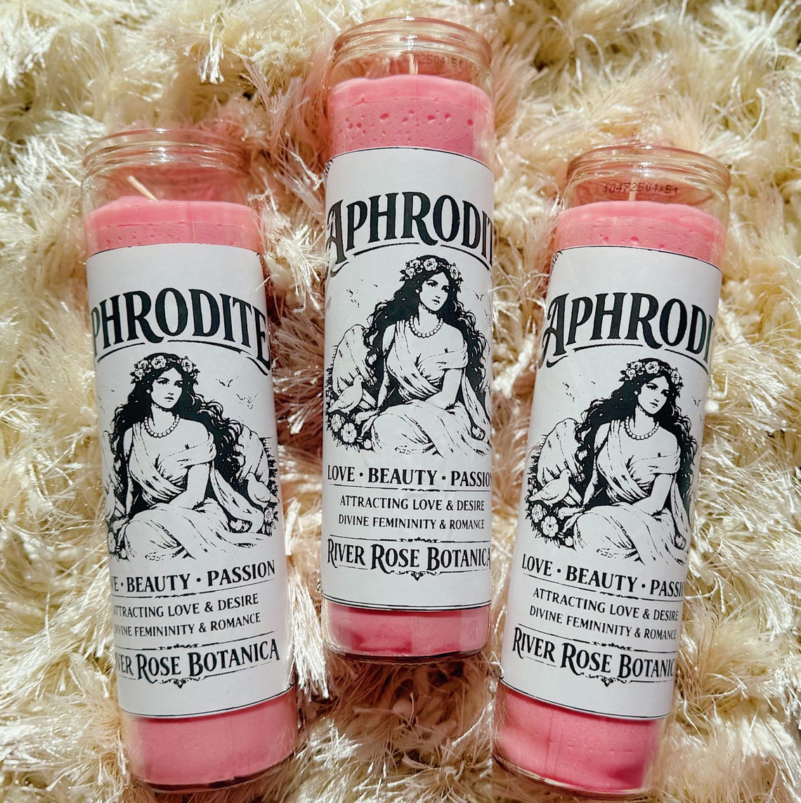 Aphrodite 7 Day Candle | Love & Beauty Ritual Candle | Goddess ...