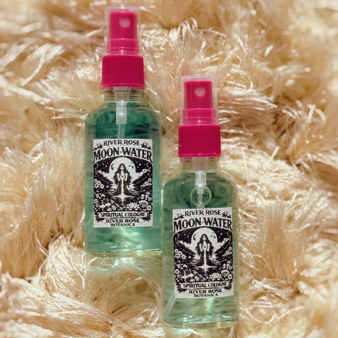 Moonwater Spray River Rose 2oz | Lunar Charged Spiritual Organic Rose ...