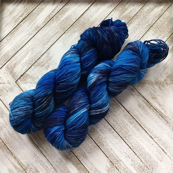 Navy Blue Yarn - Etsy
