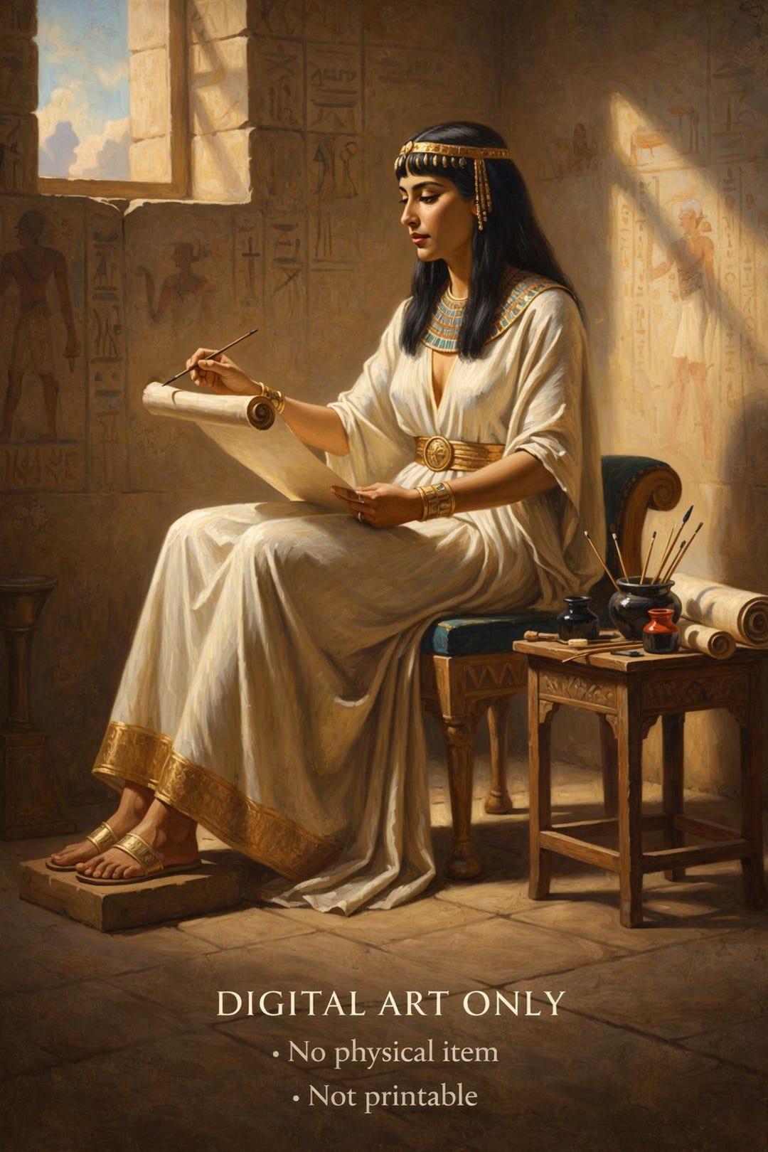 Ancient Egyptian Avatars | Digital Portrait Collection | Realistic ...