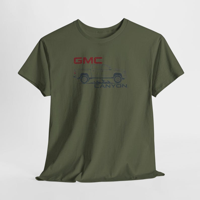 GMC Canyon Truck Tee | Truck Outline Graphic T-shirt - Etsy