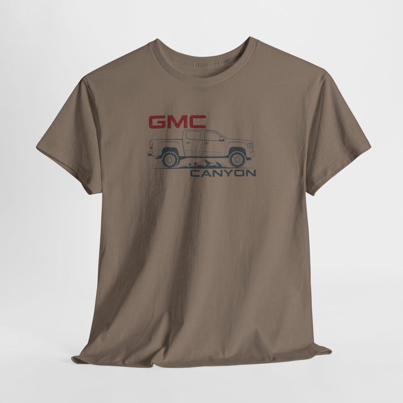 GMC Canyon Truck Tee | Truck Outline Graphic T-shirt - Etsy