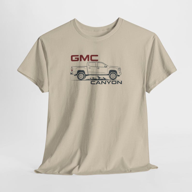 GMC Canyon Truck Tee | Truck Outline Graphic T-shirt - Etsy