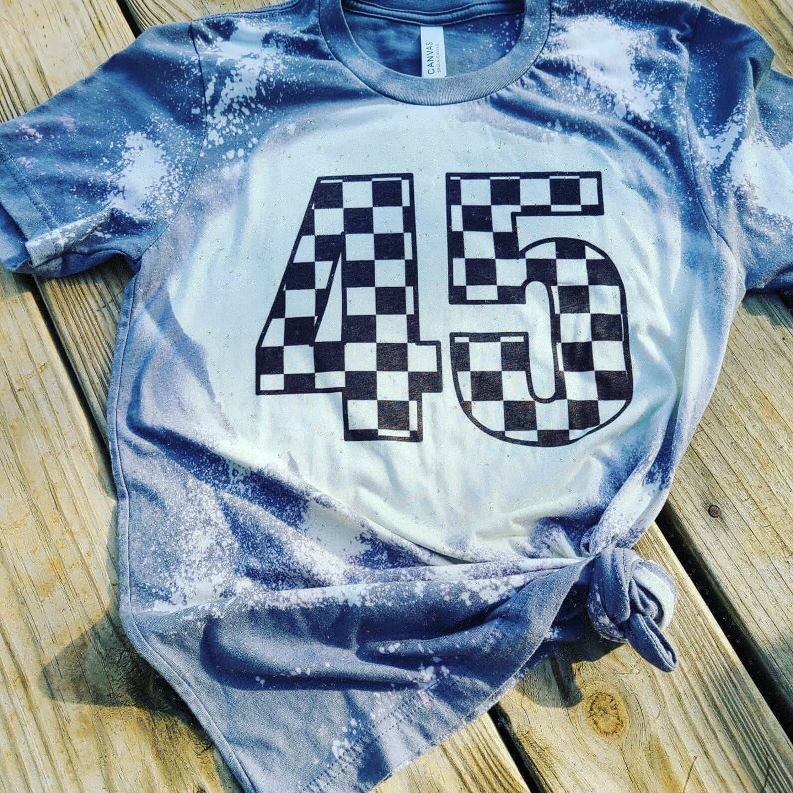 Checkered Flag Number Shirt Race Track Shirt Girls Shirt - Etsy