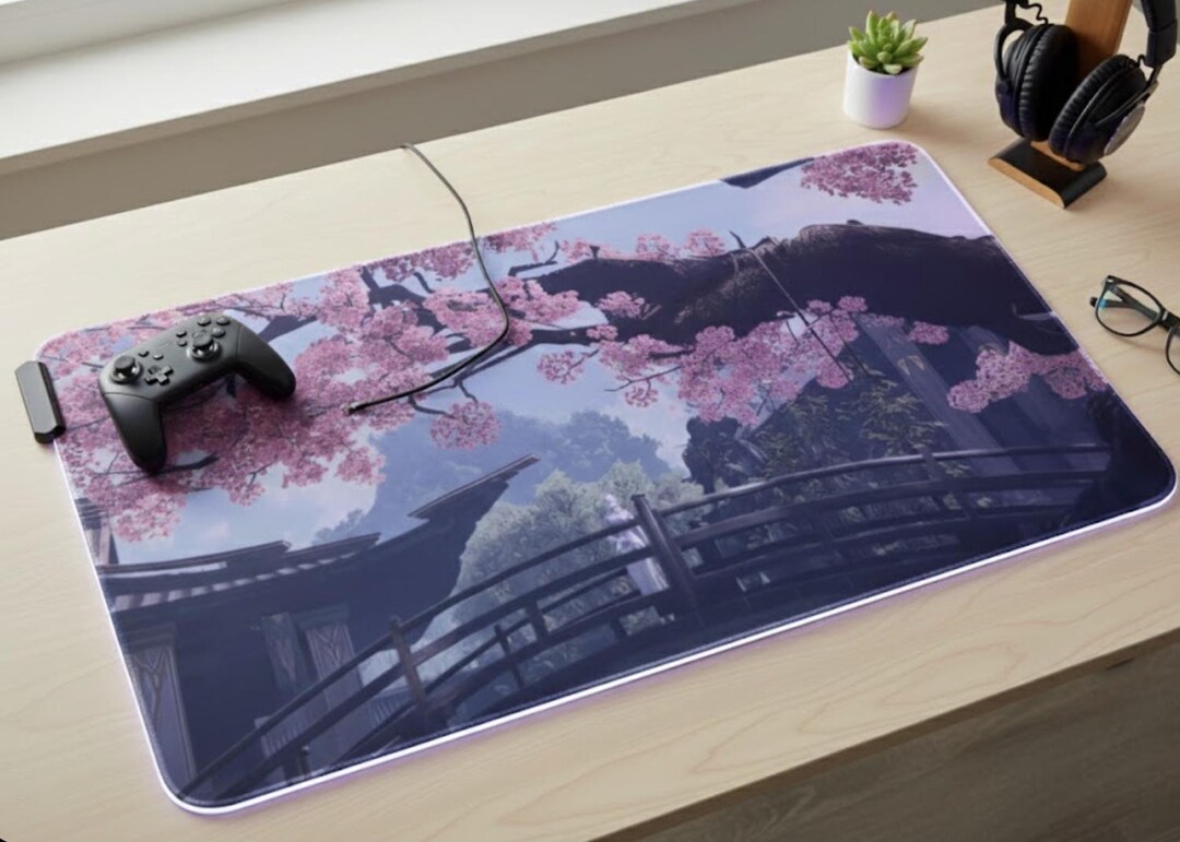 Anime Desk Mat Desk Mat | Gaming Desk Mat, Anime Computer Decor, Boys ...