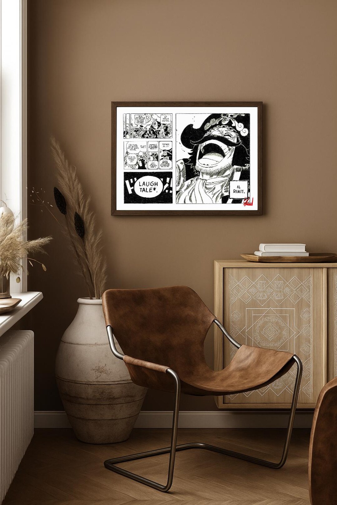 Gol D Roger Laugh Scene – One Piece Tribute Print - Etsy