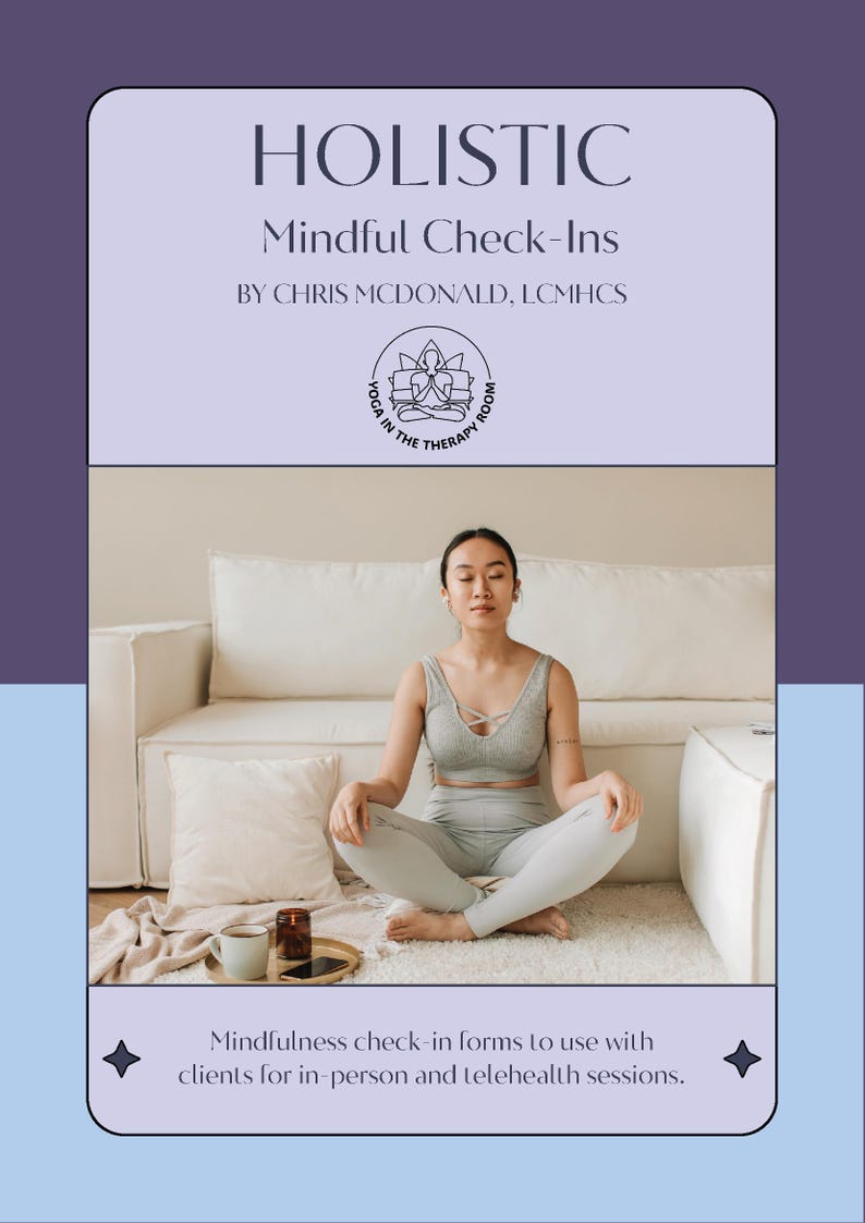 Holistic Mindful Check In's for Therapy Sessions - Etsy