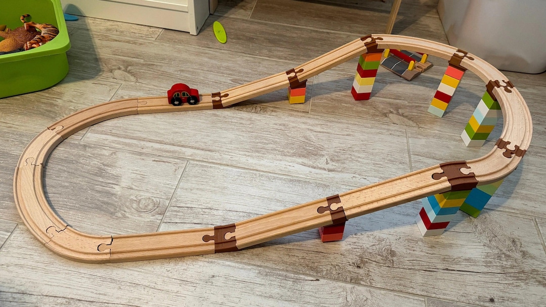 Ramp and Bridge Duplo Adapters for Wooden Train Tracks - Etsy